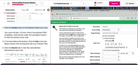 Vulnerability Scanner Basics 1 2 Guided Exercises General Cybrary