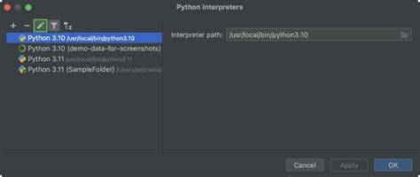 Set Up A Working Environment DataSpell Documentation