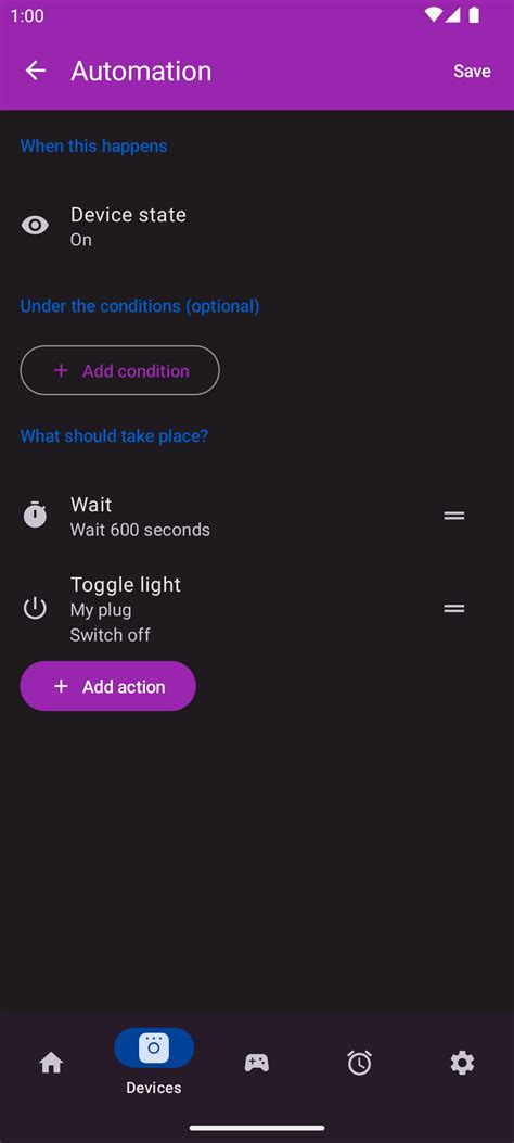 Switch Off A Light Plug Automatically 10 Minutes After It Turns On Automation Hue Essentials