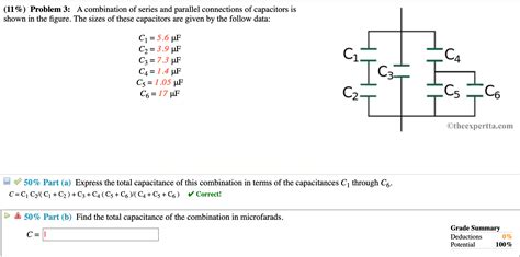 Solved 11 Problem 3 A Combination Of Series And Paral