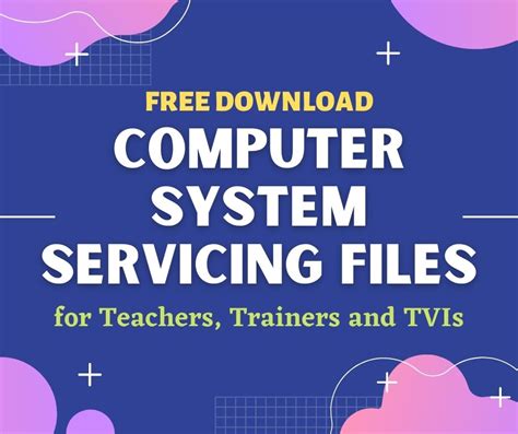 detailed lesson plan in computer system servicing sub