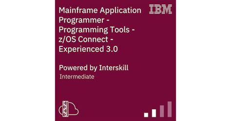Interskill Mainframe Application Programmer Programming Tools Z
