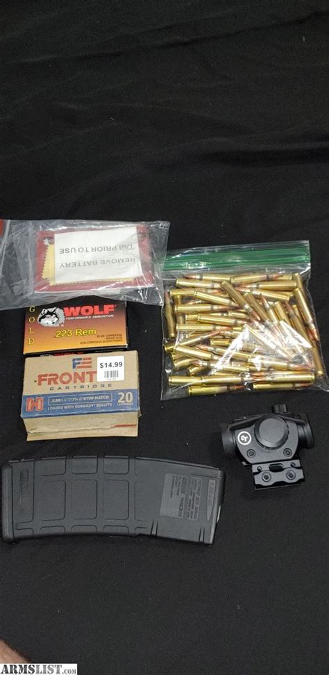 armslist for sale 556 223 ammo 556 mag crimson trace optic cts 103