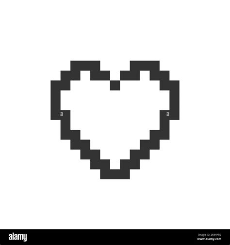 8 Bit Heart Vector