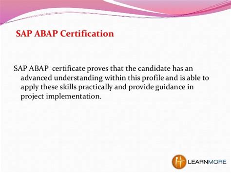 How To Get Sap Abap Certification