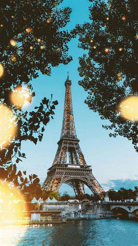 The Eiffel Tower In Paris France