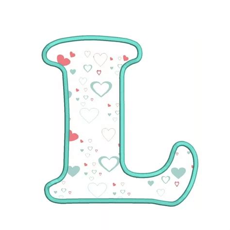 Matriz De Bordado Letra L Para Almofadas Shop Bazar And Cia