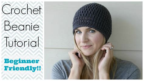 How To Crochet A Beanie Tutorial Beginner Friendly Youtube