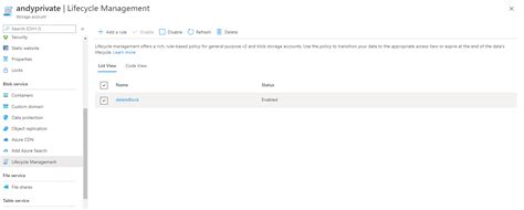 Adding Rule For Azure Storage Lifecycle Management Via Rest Api Does Not Persist No Errors