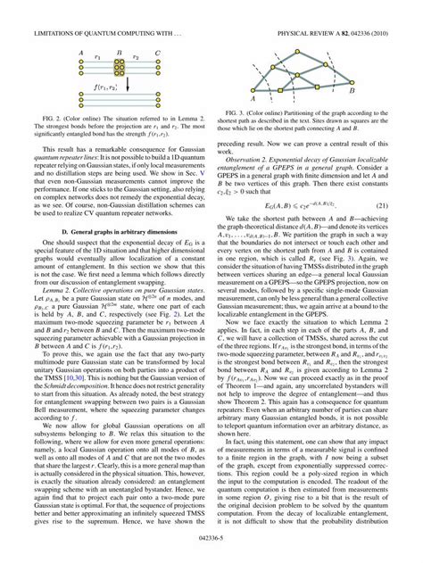 pdf limitations of quantum computing with gaussian cluster states