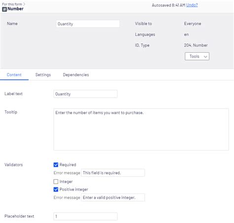 Form Element Types Support Help Center