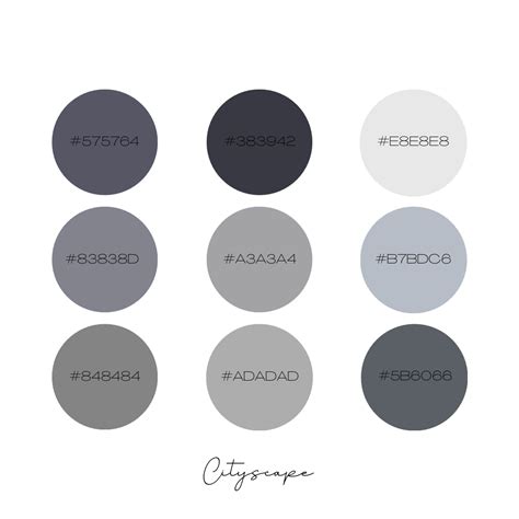 Cityscape Gray Hex Hex Codes Hex Color Palette
