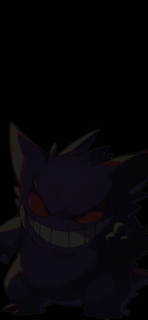 Gengar Ghostly Grin Wallpapers Dark Pokemon Wallpapers Iphone