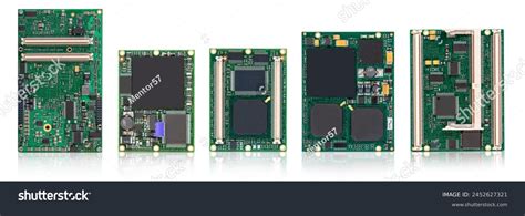 Collection Different Types Embedded Cpu Modules Stock Photo Shutterstock