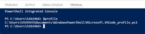 Visual Studio Code Powershell Profile
