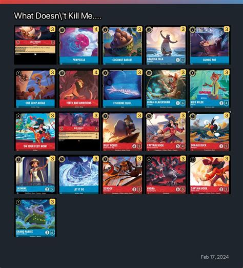 What Doesnt Kill Me Lorcana Deck Lorcanagg