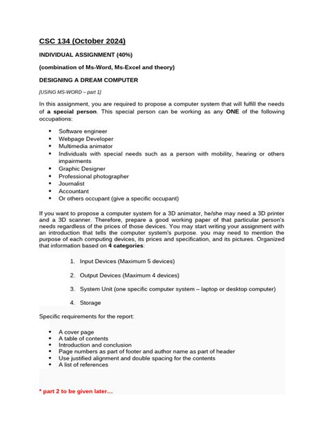 Csc134 Individual Assignmentp1 Nov24 Pdf