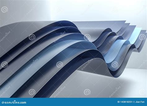 3d Rendering Curve Surface And Texture Background Royalty Free