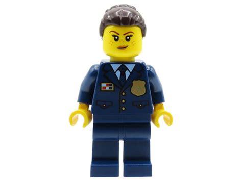Lego City Minifigure Female Police Officer Policewoman Etsy