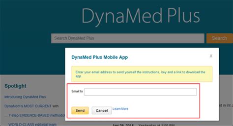 Announcing The Dynamed Plus App A T Still Memorial Library