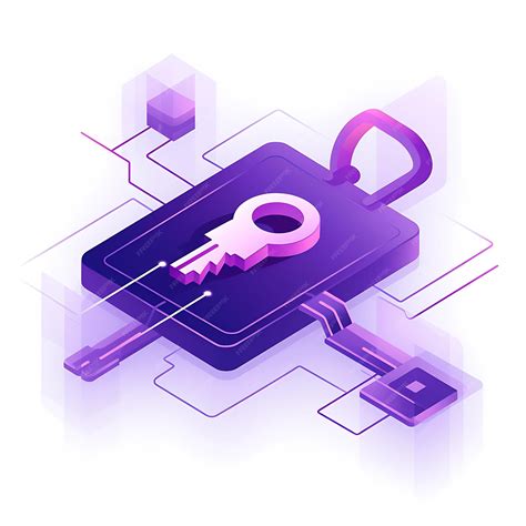 Abstract Illustration Of Encryption Initialization Process Premium Ai