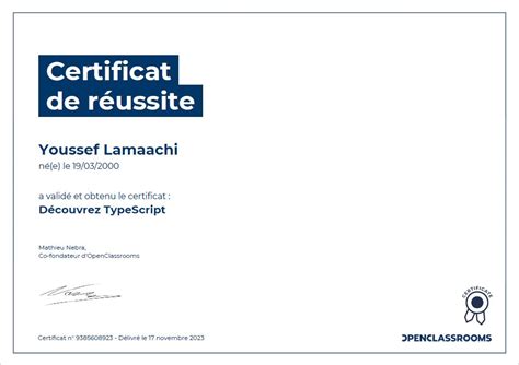 Completed Typescript Course Youssef Lamaachi Posted On The Topic