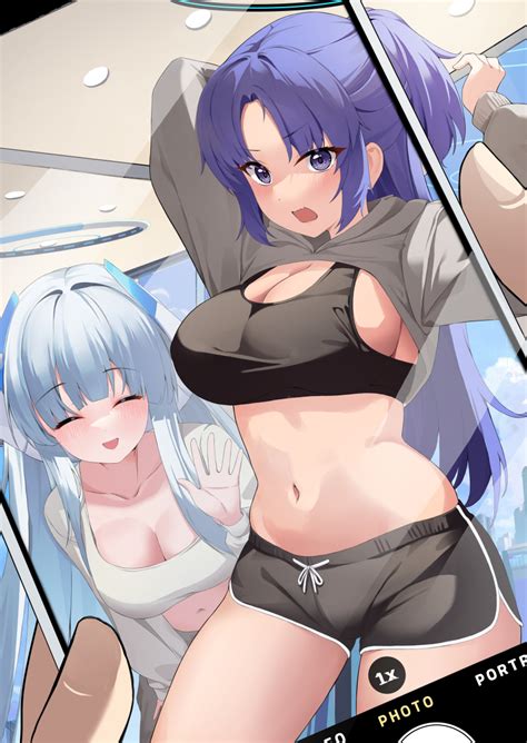 Nacho Nacho 1103 Noa Blue Archive Yuuka Blue Archive Blue