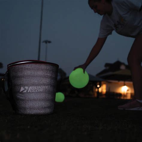Rukket Glow In The Dark Dodgeball Set With Quick Charger