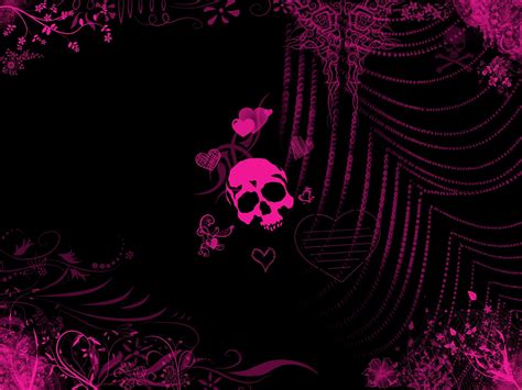 Hot Pink And Black Wallpaper