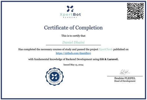 Daniel Dhaini On Linkedin Proud To Announce That I Have Successfully Completed My Internship At