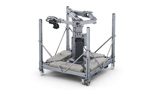 Minikraan Met Knikarm Voor Metselen Op Krappe Bouwplaatsen