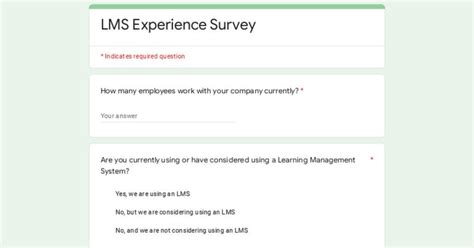 Mark Horsley On Linkedin Lms Experience Survey