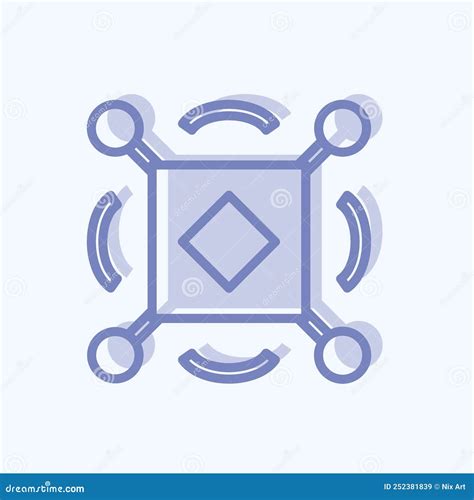 Icon Sensors Suitable For Data Analytics Symbol Two Tone Style Simple Design Editable Design