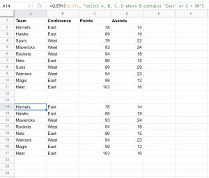 Google Sheets Query How To Use Multiple Criteria In Query