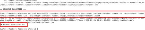 Xcode 11 Archive And Create Ipa File From Command Line 2020 How To Convert Xcarchive To