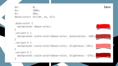 Make Color Schemes A No Brainer With Sass Ppt