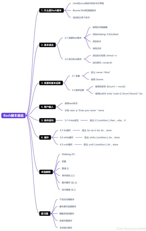 Bash脚本变量及语句（附带习题）bash 文本变量 Csdn博客