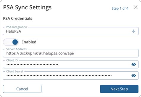 Backup Radar Halopsa Scalepad