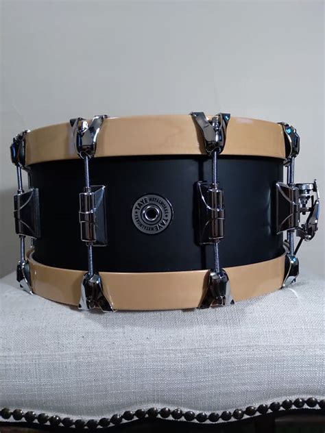 Taye Metalworks Aluminum Alloy Snare Wnatural Wood Hoops Reverb