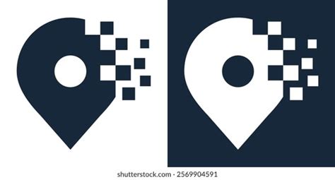 Tracking Map Technology Tech Data Logo Stock Vector Royalty Free 2569904591 Shutterstock
