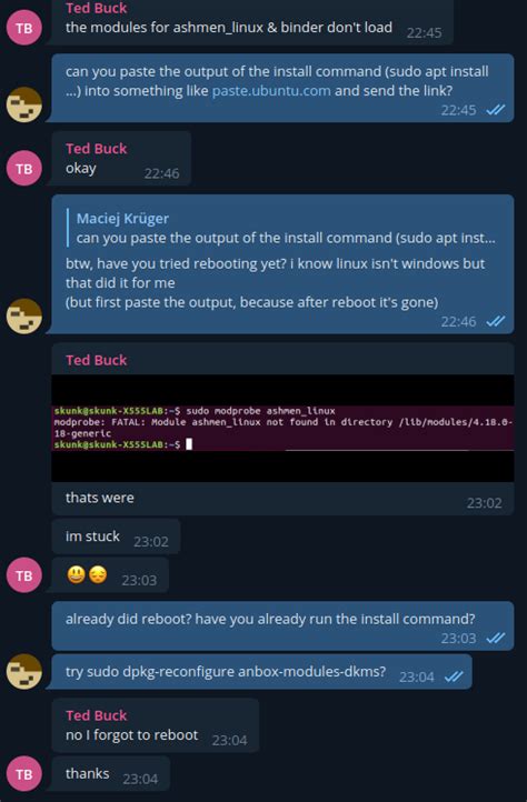 mention in docs that reboot might be needed after installing kernel
