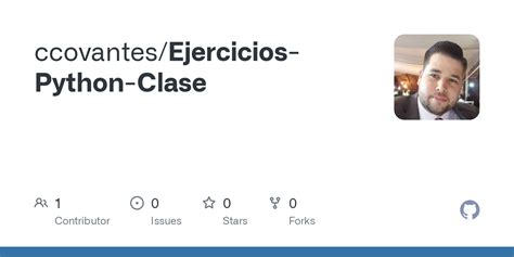 GitHub Ccovantes Ejercicios Python Clase
