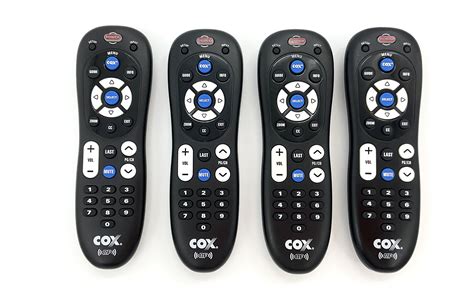 4 Pack Replacement Cox IR Remote Control URC 3220 For Cox Mini Box Walmart Com