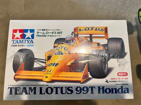Rare Discontinued Tamiya 1 10 F103 LOTUS 99T HONDA R C Car Kit 84191 NIB Sealed R C Tech Forums