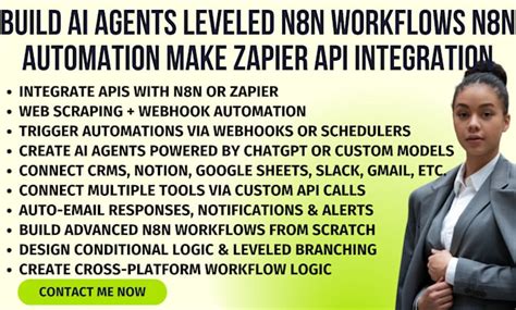 Build Ai Agents Leveled N8n Workflows N8n Automation Make Zapier Api