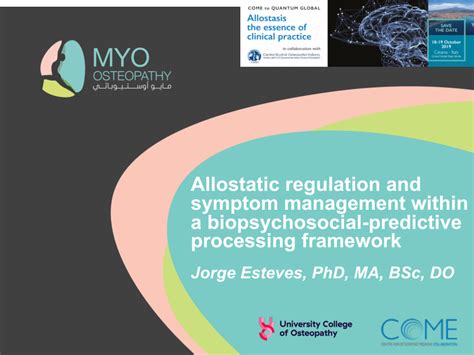 Pdf Allostatic Regulation And Symptom Management Within A Biopsychosocial Predictive
