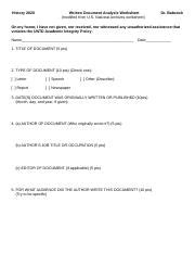 Analyzing A Historical Document Techniques And Insights Course Hero