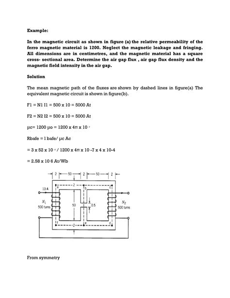 MAGNETIC CIRCUITS INTRODUCTION SERIES AND PARALLEL MAGNETIC CIRCUITS PDF