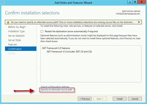 How To Install Net Framework 35 On Windows 2012