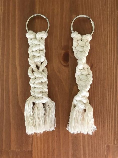Add Style To Your Keys With Cute Macrame Keychains